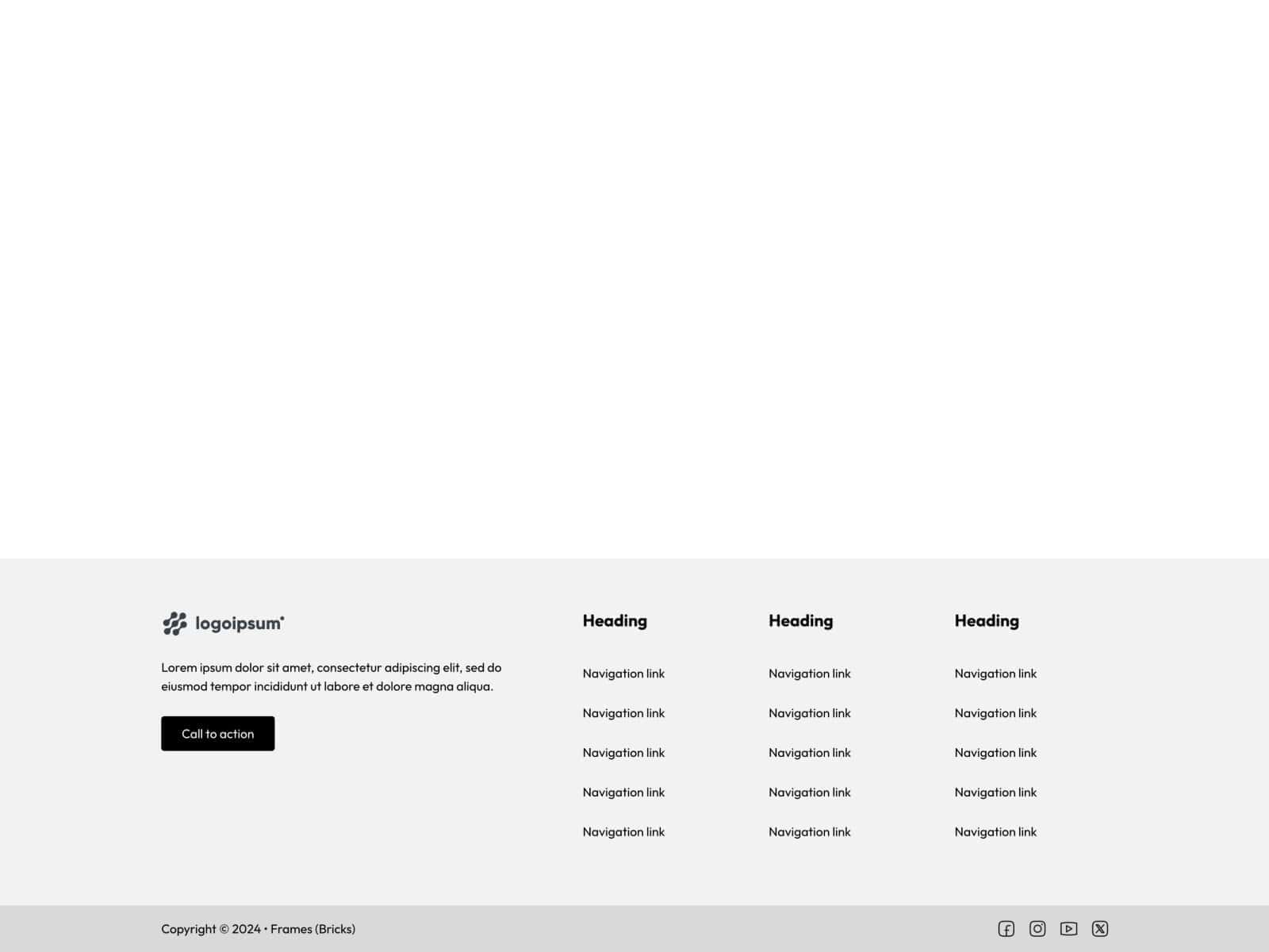 Footer Alpha - Frames