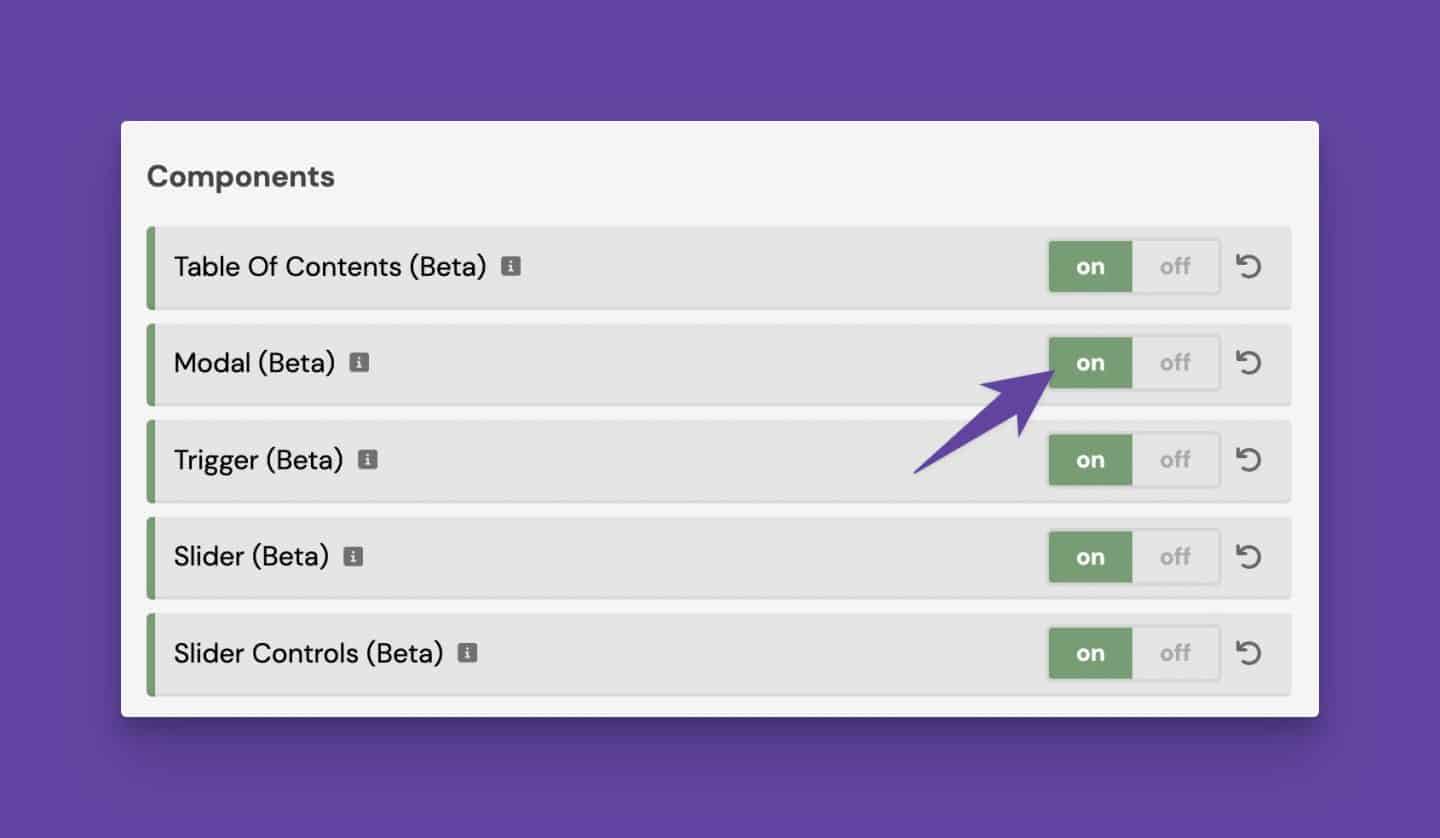 Modal - Frames Modal - Frames